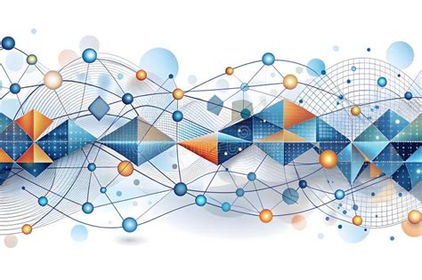 Ai Driven Data Flow Elements Concept As Abstract Elements Featuring