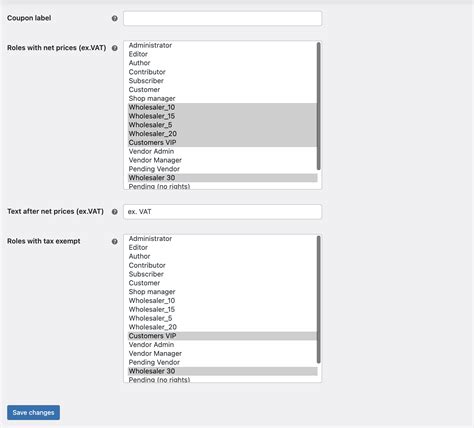 Roles And Rules B2b Documentation Woocommerce