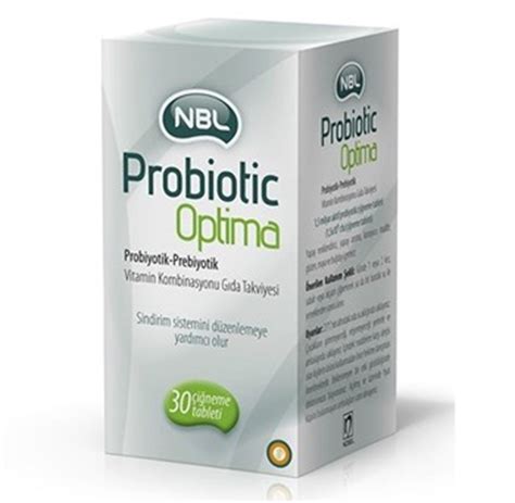 NBL Probiotic Optima Besin Takviyesi 30 Tablet – Eczago