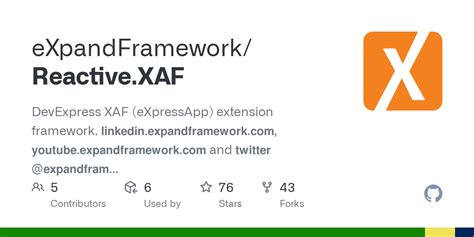 Github Expandframework Reactive Xaf Devexpress Xaf Expressapp Extension Framework