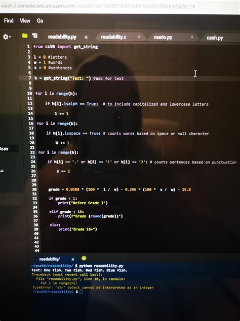 Pset I Keep Getting Str Object Cannot Be Interpreted As An Integer How Do I Fix It R Cs