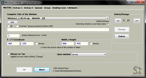 Always Open Programs In Predefined Position And Window Size Sumtips