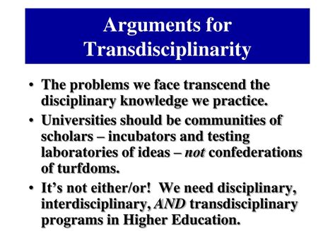 Ppt Interdisciplinary Thought Thinking Big Thinking Small Or Not