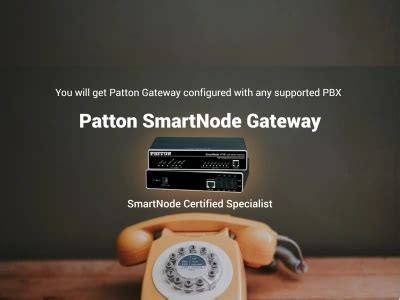 Patton SmartNode Configured With Your PBX And Provider Upwork