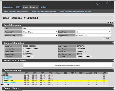 Industry Leading Customer Service Module Microlise