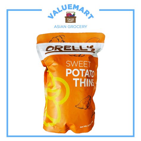 Orells Sweet Potato Thins In Pouch 150 Grams Valuemart Philippines