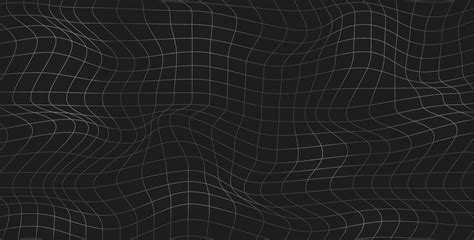 Grid Abstract Wave Web On Dark Background Vector Art At Vecteezy