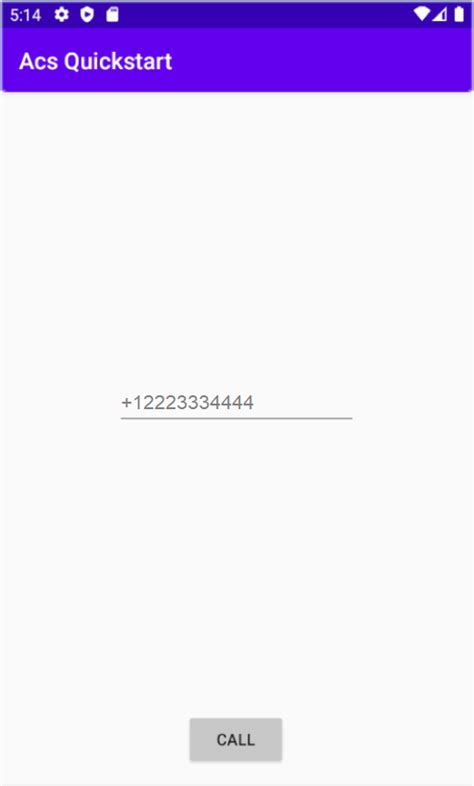 Quickstart Add Telephone Calling To Your Android App Code Samples Microsoft Learn