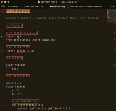 Comment Marks Packages Package Control