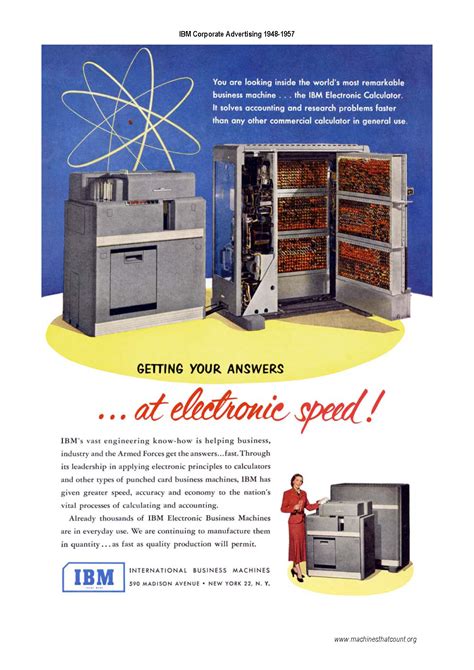 Digibarn Ads Ibm Corporate Advertising 1948 1954