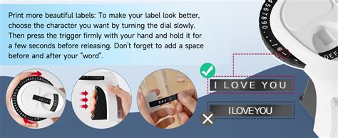 Vixic Embossing Label Maker Vintage Embossed Label Maker Machine
