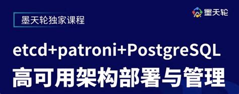 部署postgresql到生产环境中，如何选择适合的高可用方案？ 墨天轮