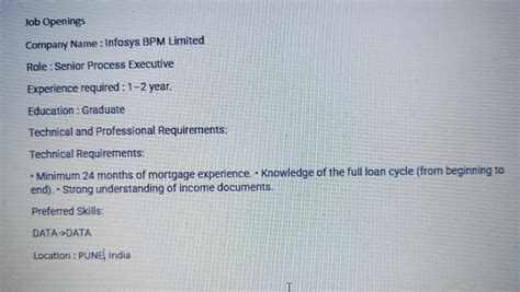 Mr Srisha Y R On Linkedin Hiring Experienced Location Pune Bangalore Graduates Bcom Bba…