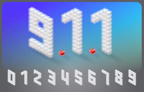 Isometric Number Font In Cube Design 680357 Vector Art At Vecteezy