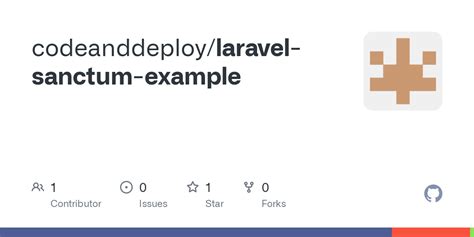 GitHub Codeanddeploy Laravel Sanctum Example