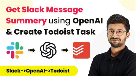 automate slack message summaries to todoist with pabbly connect pabbly