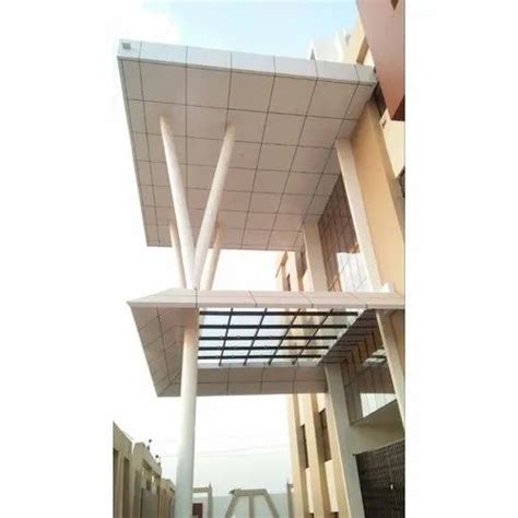ACP Cladding Work At Square Feet Kanchan Bagh Indore ID