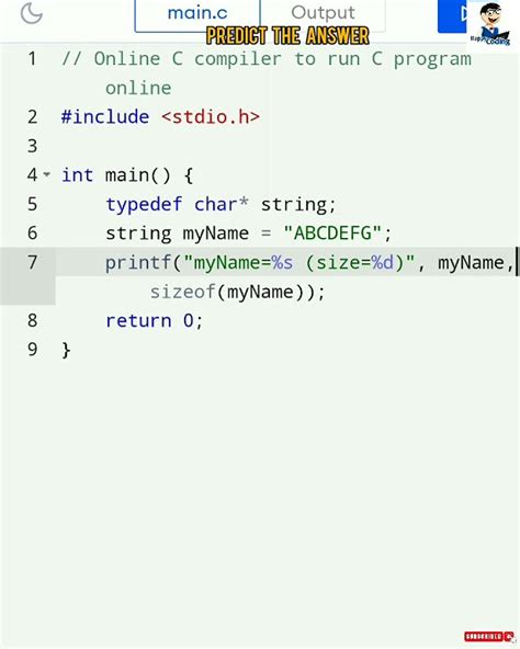 Predict The Answer For Above Program Using C Happycoding Tamil Cprogramming C Programming