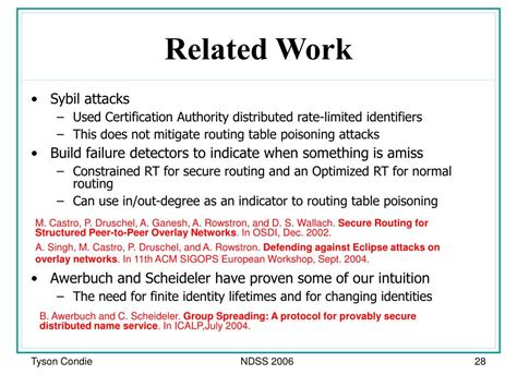 Ppt Induced Churn As Shelter From Routing Table Poisoning Powerpoint Presentation Id1443240