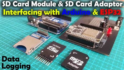 SD Card Module With Arduino ESP Arduino Data Logger ESP Data