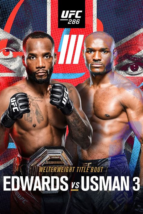 Ufc 286 Edwards Vs Usman 3 2023 Posters — The Movie Database Tmdb