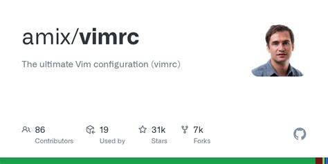 GitHub Amix Vimrc The Ultimate Vim Configuration Vimrc