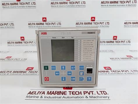 Abb Rem Motor Protection Relay Aeliya Marine