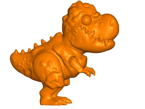 Archivo Stl T Rex Dino Bash 🦖 ・diseño De Impresora 3d Para Descargar・cults