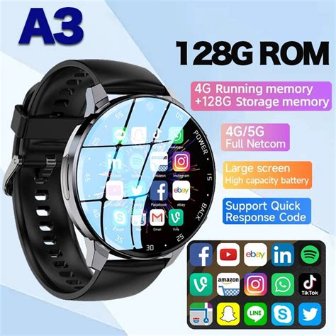 Смарт-часы мужские с поддержкой Android и SIM-карты | AliExpress