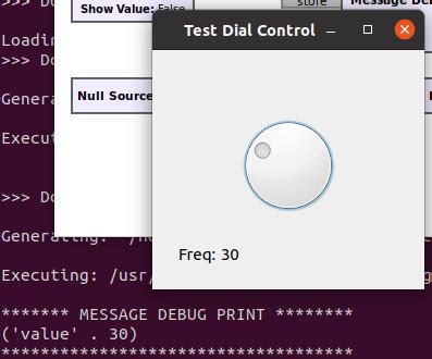 QT GUI Dial GNU Radio