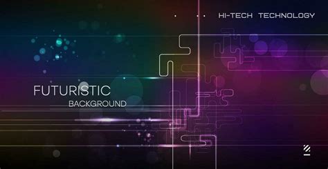 Abstract Circuit Board Technology Technological Design High Tech Digital Technology Concept