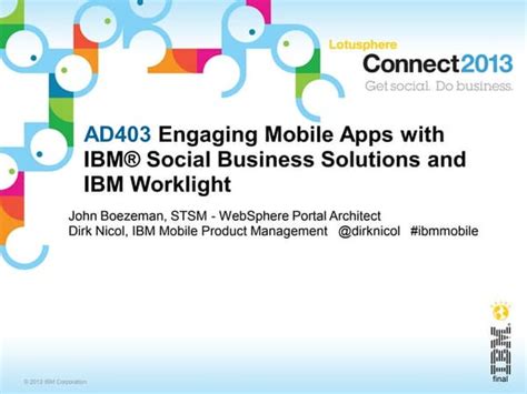 Ibm Solutions For The Mobile Enterprise