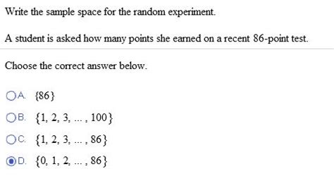 Solved Write The Sample Space For The Random Experiment A Chegg