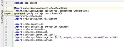 Automatically Refactor Wildcard Imports Into Explicit Imports In Intellij For Scalajava