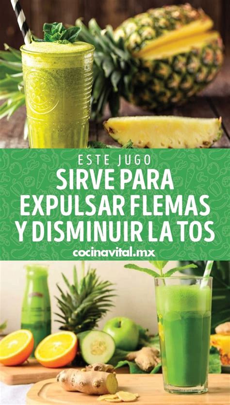 Este Jugo Sirve Para Expulsar Flemas Y Disminuir La Tos Agua De Alfalfa Jugos Saludables