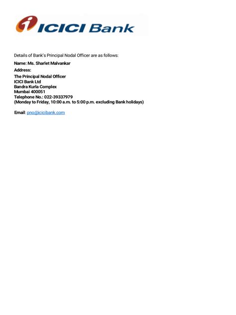 Principal Code Compliance Officer And Nodal Officer Pdf