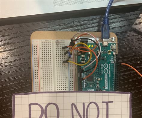 Do Not Enter Arduino Leonardo Led Photo Resistance Reminder Light 5