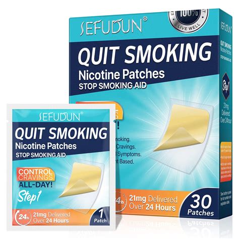 Nicotine Patch Step 1 21mg Transdermal Patch To Stop Smoking Quit
