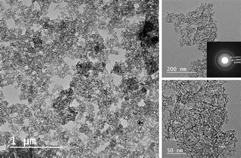 Tem Micrographs Of Fabricated Mesoporous γ Al2o3nps At Various