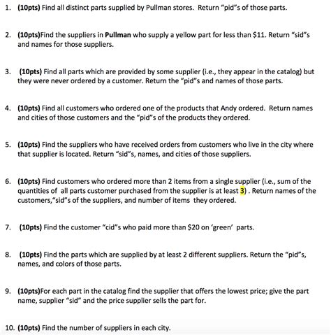 Solved Based On The Above Database Schema Express The