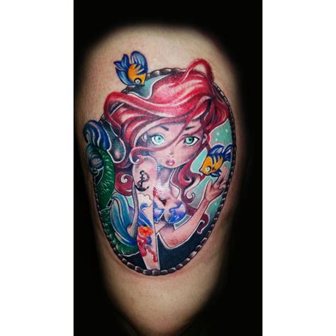 Ariel Mermaid Tattoo By Artmeltdown79 On Deviantart
