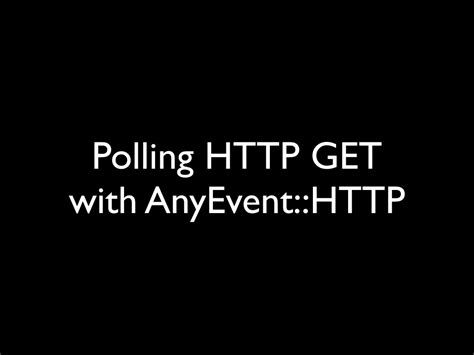Asynchronous Programming With Anyevent Ppt
