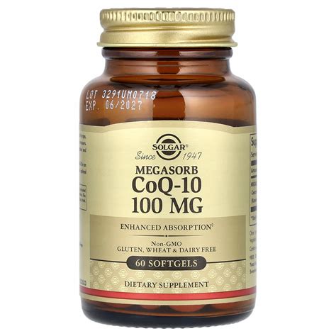 Solgar Megasorb Coq 10 100 Mg 60 Kapsułek Miękkich 033984009523