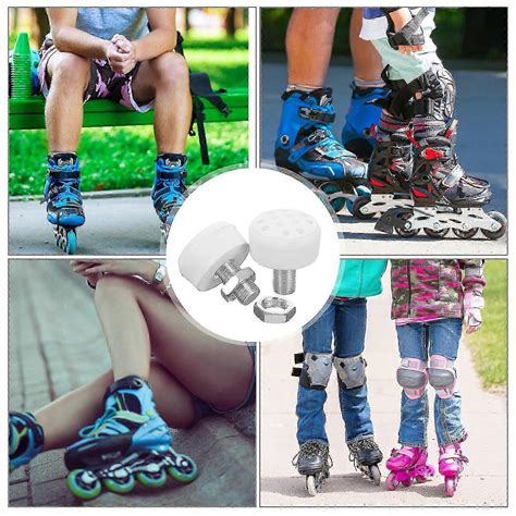 2pcs Roller Skate Toe Stop Plug Roller Skate Toe Stopper Roller Skate Brake Roller Skate