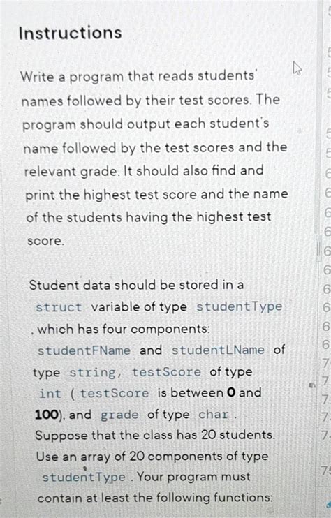 Solved Instructions Write A Program That Reads Students Chegg