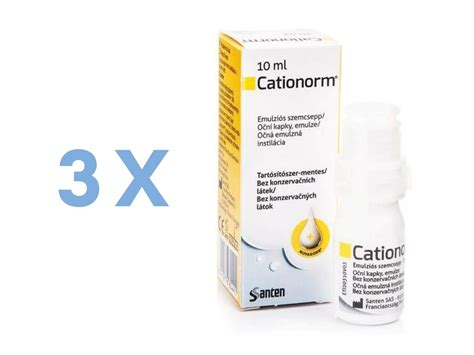 Cationorm 3 X 10 Ml