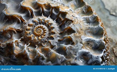 A Closeup Photo Shows The Intricate Patterns And Textures Of A