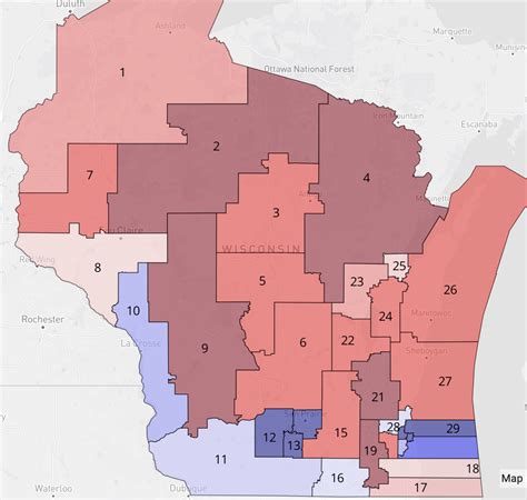 Thoughts On This Wisconsin Senate Map I Just Made Rdavesredistricting