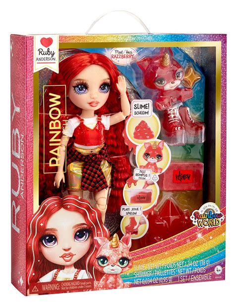 Mga Rainbow High Ruby Anderson Red Doll Slime 120179 Eu Nerdom
