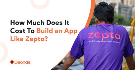 How Much Does It Cost To Build An App Like Zepto